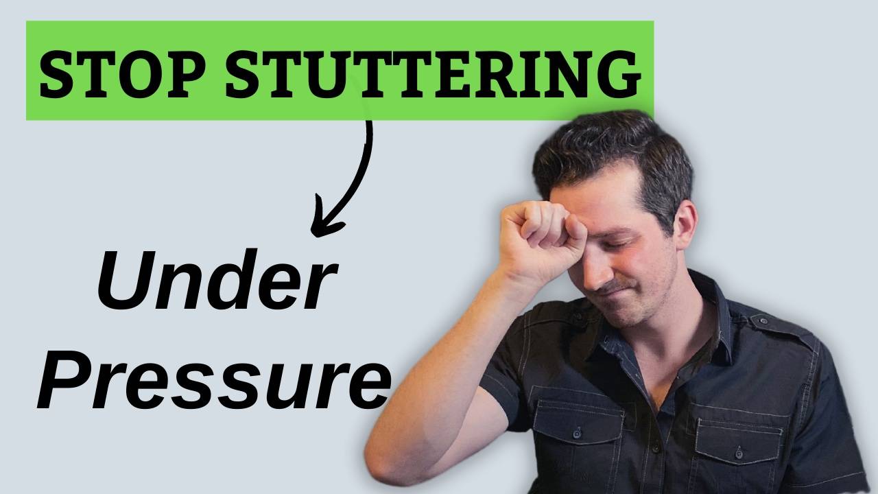 How to stop stuttering UNDER PRESSURE (The "SSSH" Technique)