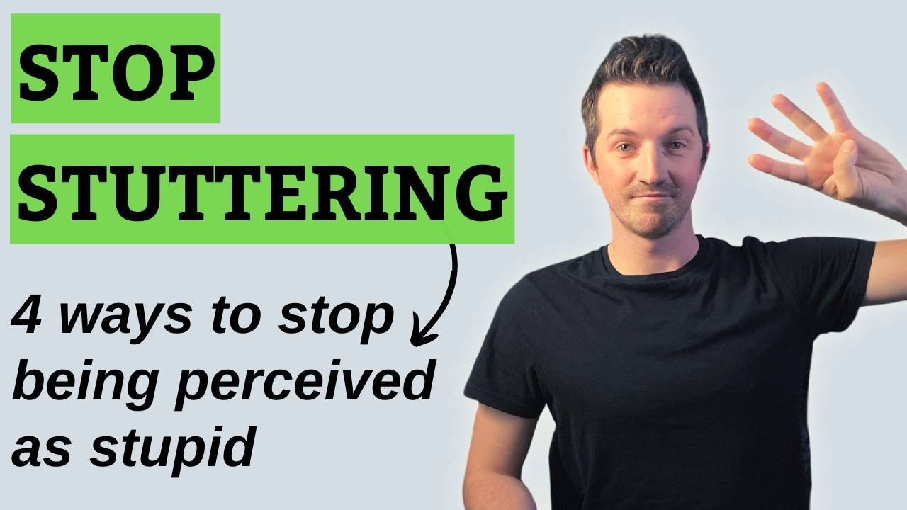"I'm smart but my stutter makes me look dumb..." (stop stuttering)