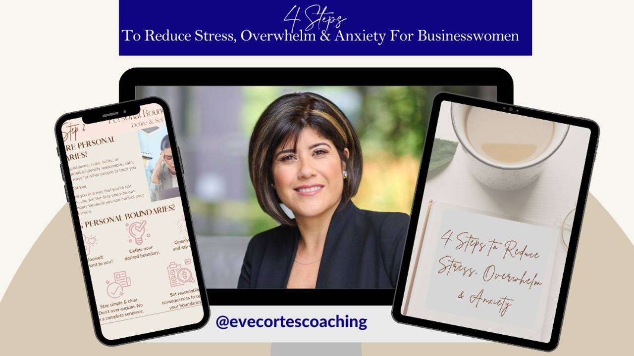4 Steps To Reduce Stress, Overwhelm and Anxiety Blueprint