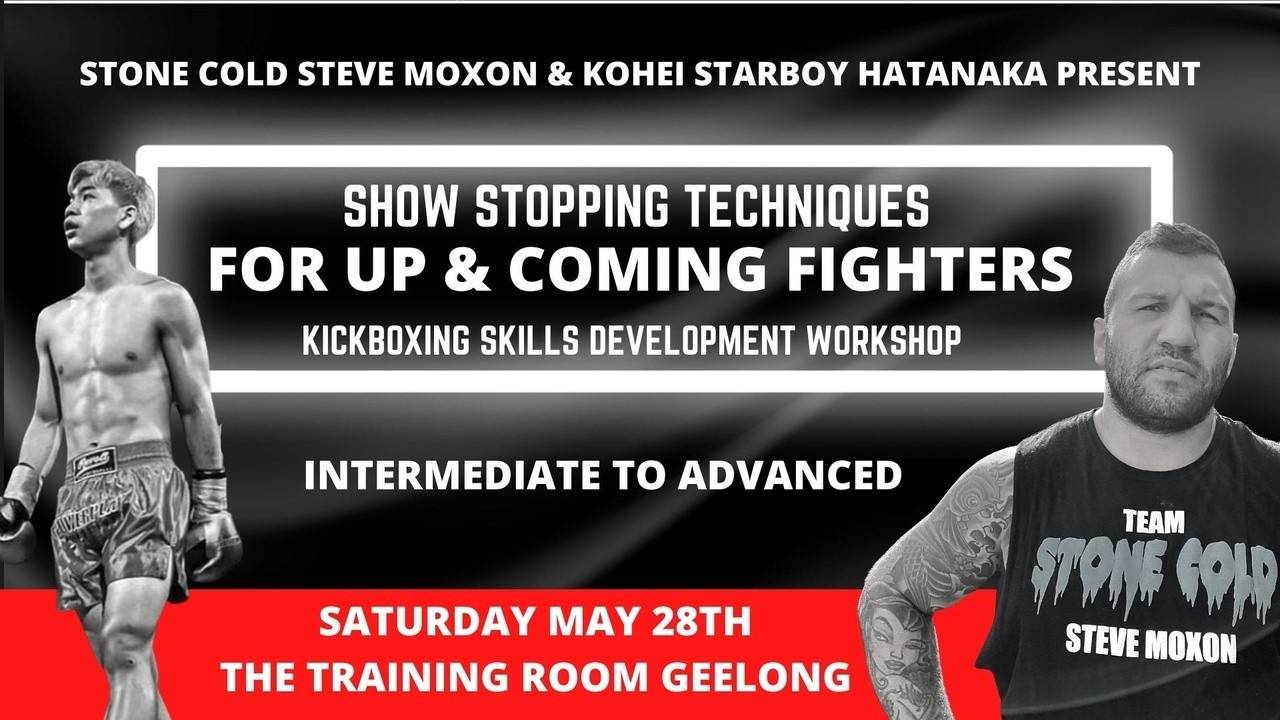 Adv Kickboxing Skills Workshop with Moxon & Hatanaka