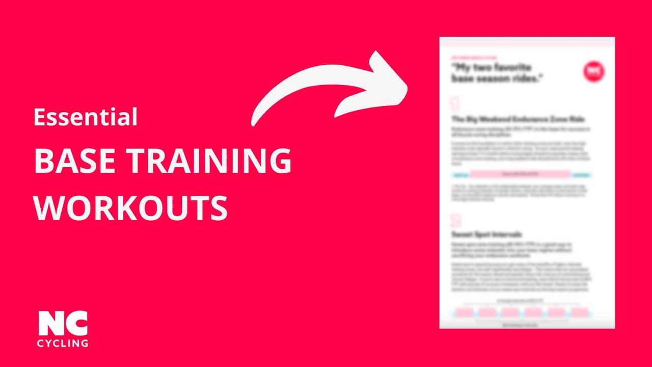 Base Training Workouts [NorCal Cycling]