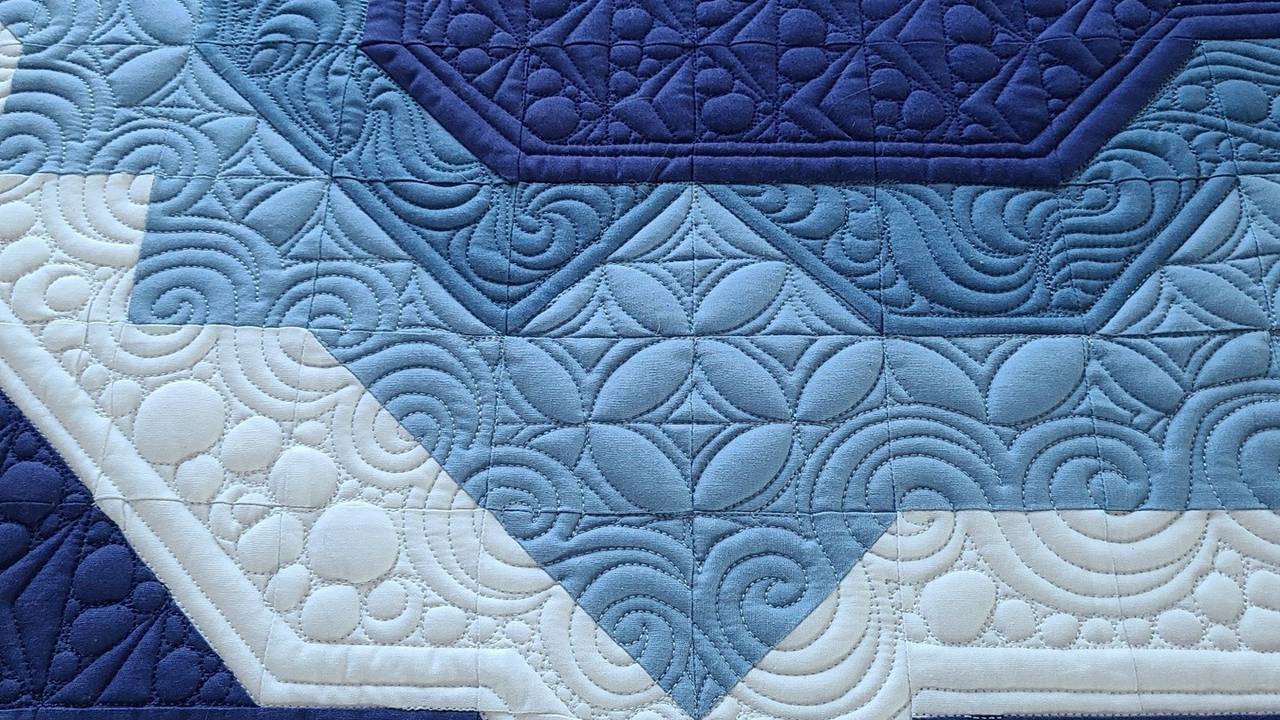 Professional Longarm Quilting, Behind the Machine