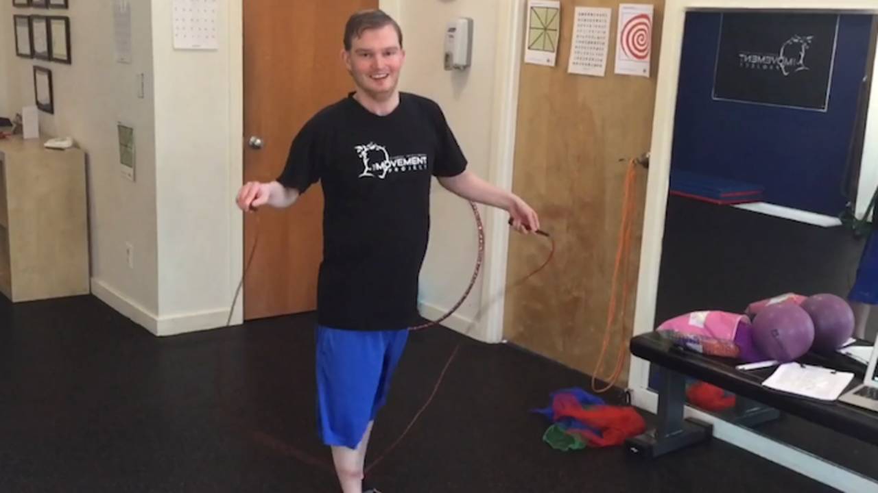 Our man Corey showing us how The Infinity Walk improves performance