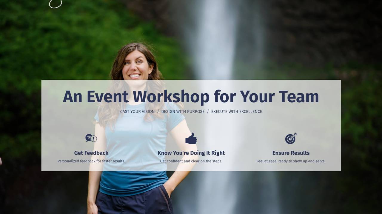 A Private Event Workshop for Your Team