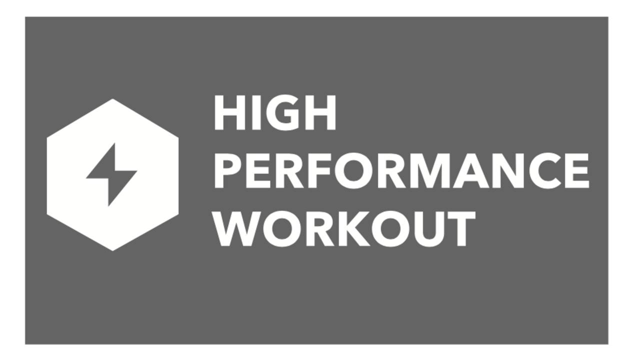 90 Day Gym In A Bag Challenge: High Performance Workout 1