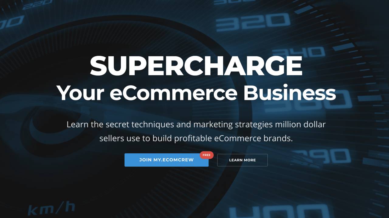MyEcomCrew - SUPERCHARGE Your eCommerce Business