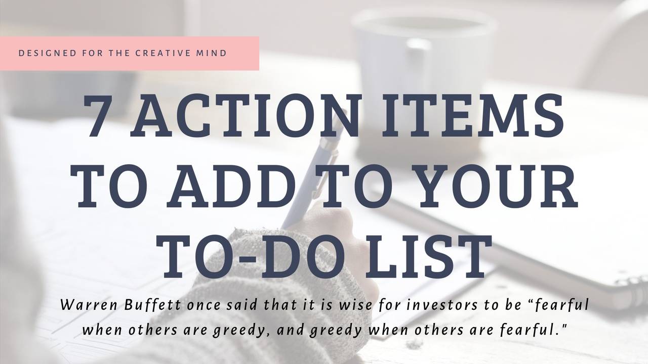 7 Action Items To Add To Your To-Do List | Interior Designer