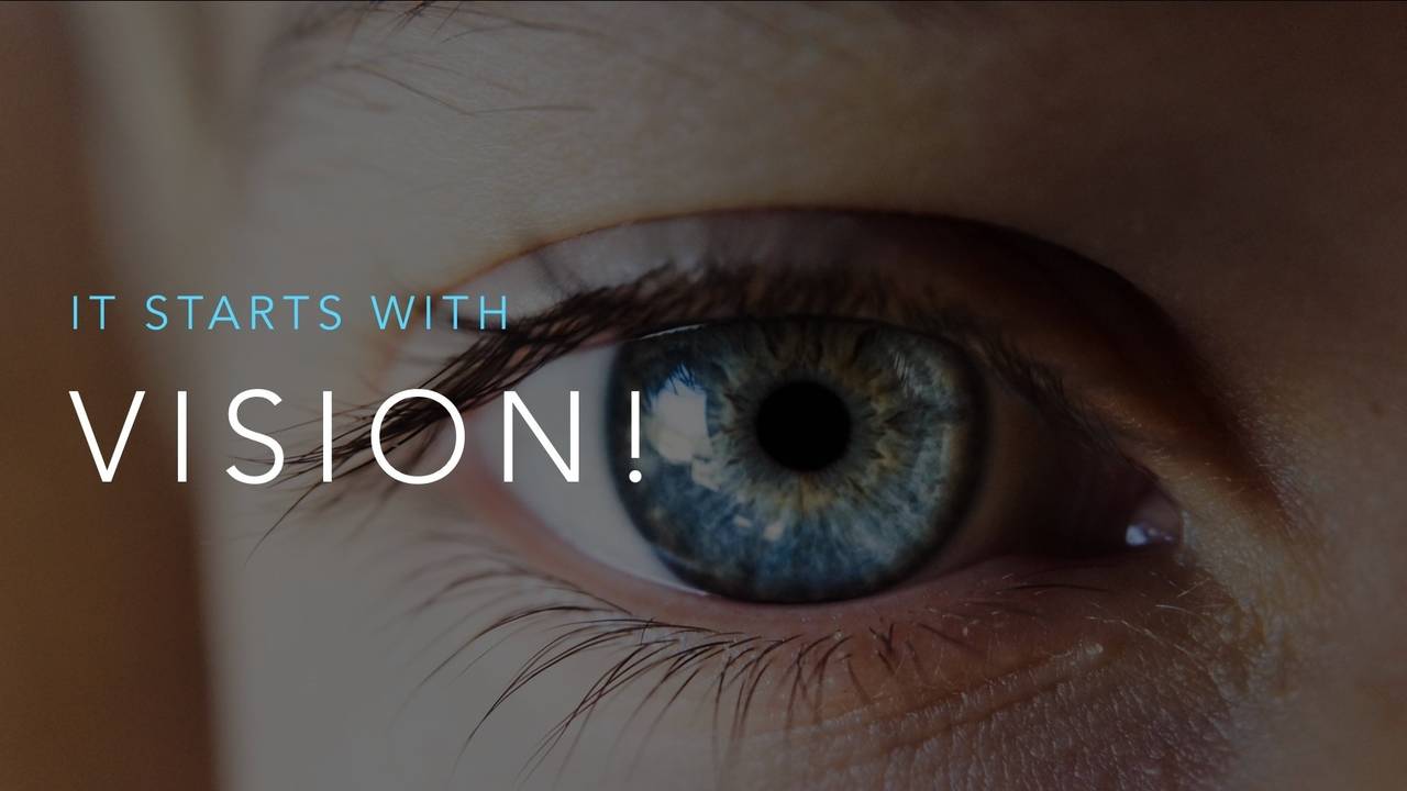 It Starts With Vision - Free Worksheet