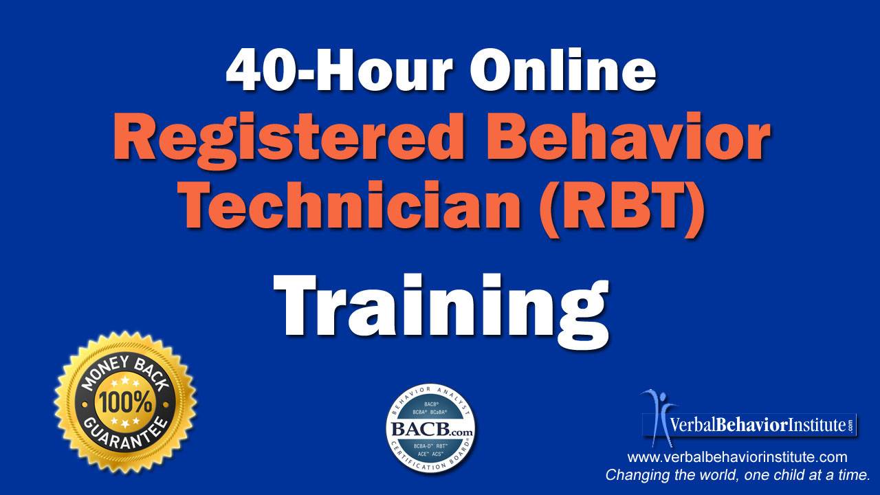 Online Registered Behavior Technician (RBT) Training