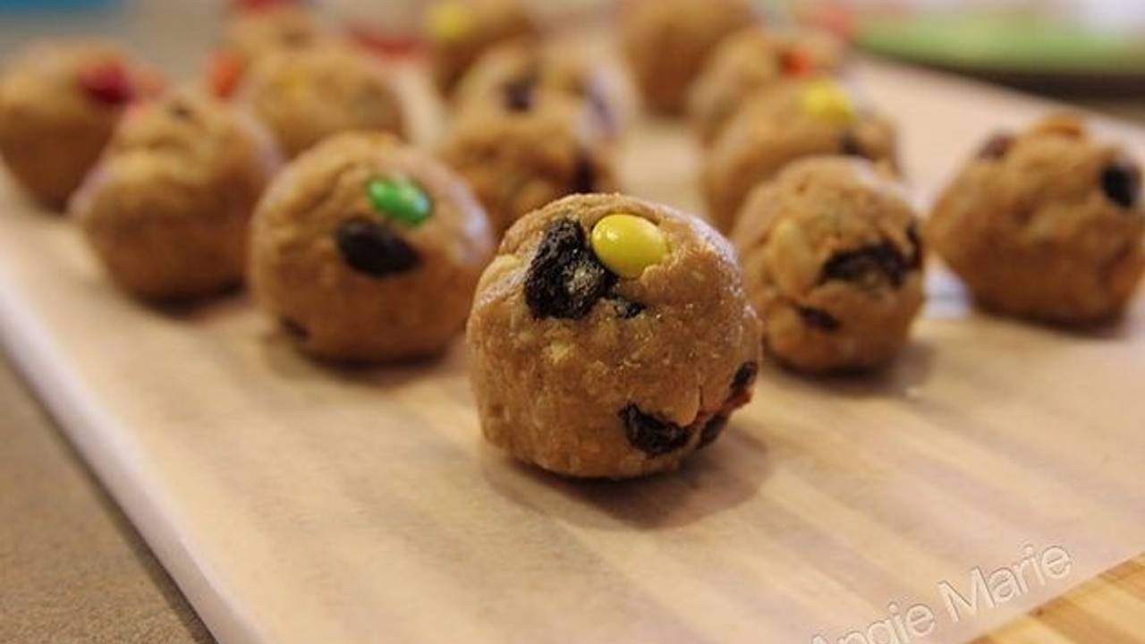 No Bake Protein Bites | Trail Mix Edition