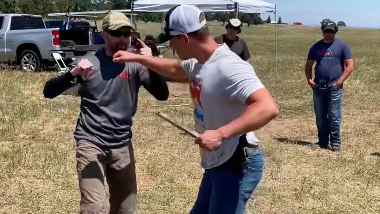 Point Shoot and Defend at the Same Time