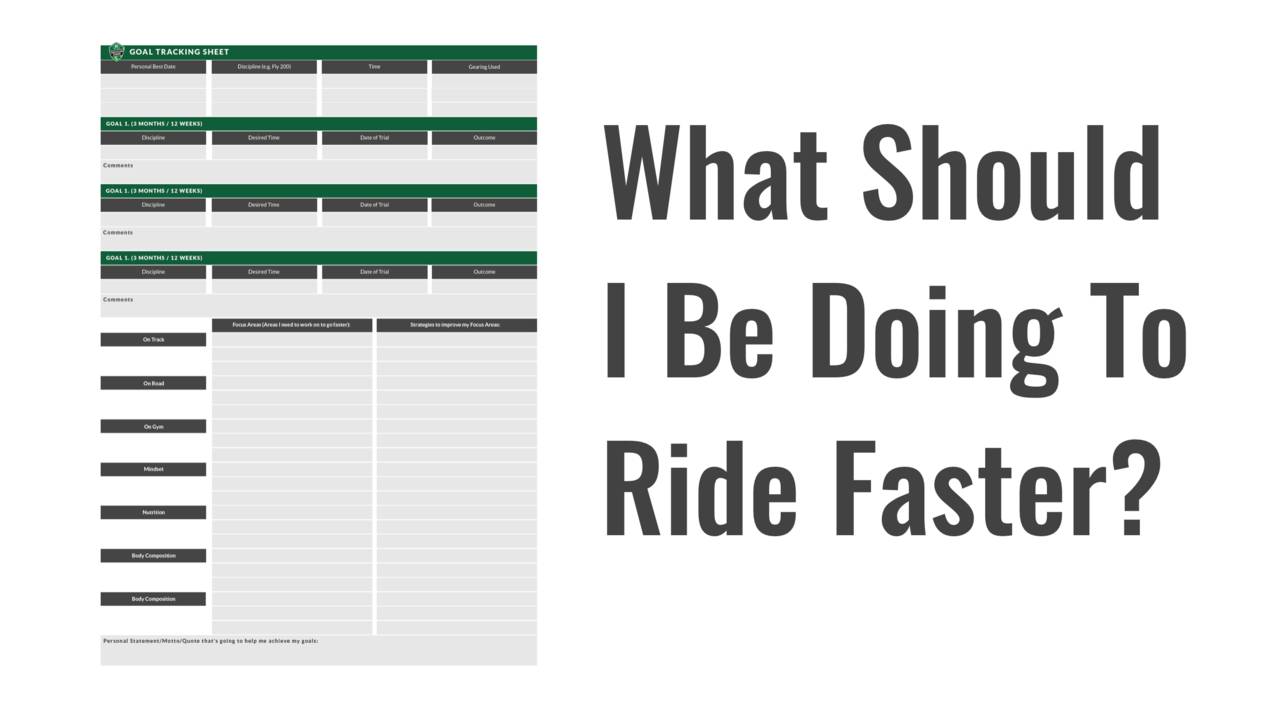 How To Ride Faster