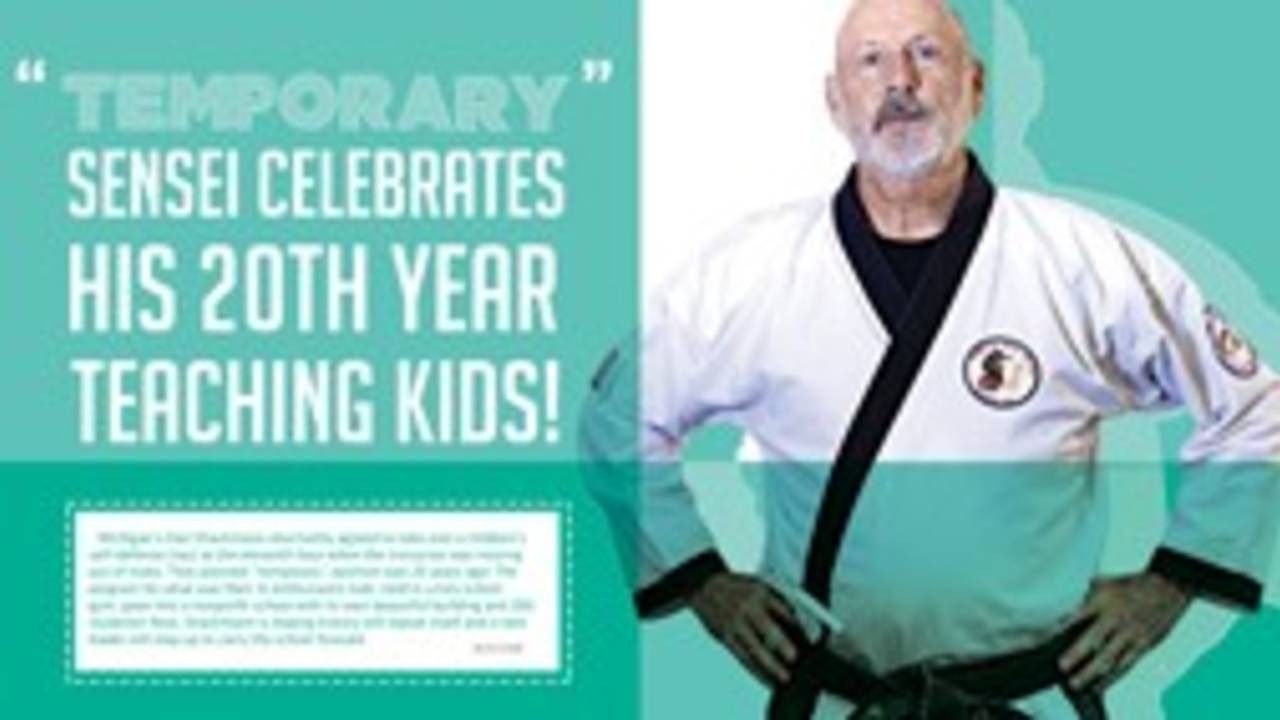 SENSEI CELEBRATES HIS 20TH YEAR TEACHING KIDS!