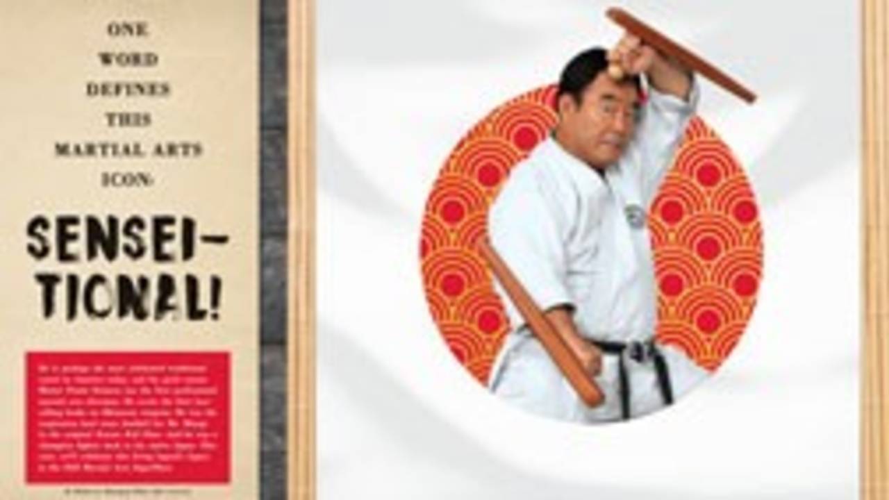 One word Defines this Martial arts icon: Sensei- tional!