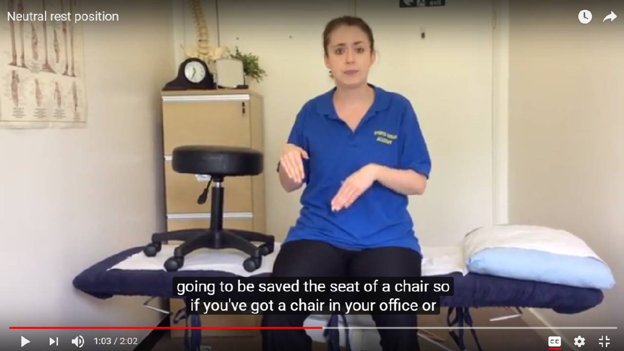 Neutral rest position