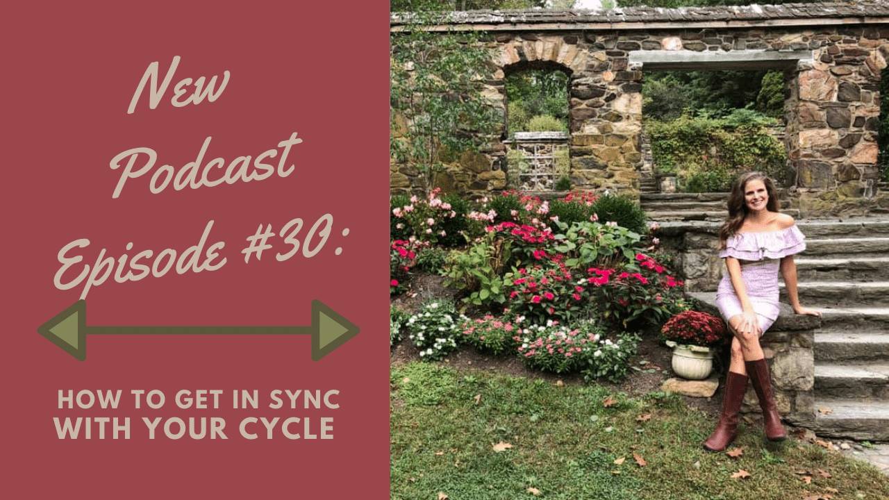 how to get in sync with your cycle, your infradian rhythm.