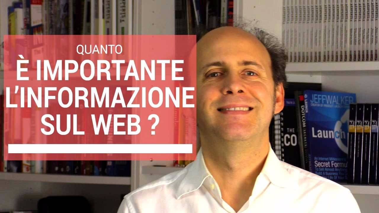Quanto È Importante L'informazione Sul Web?