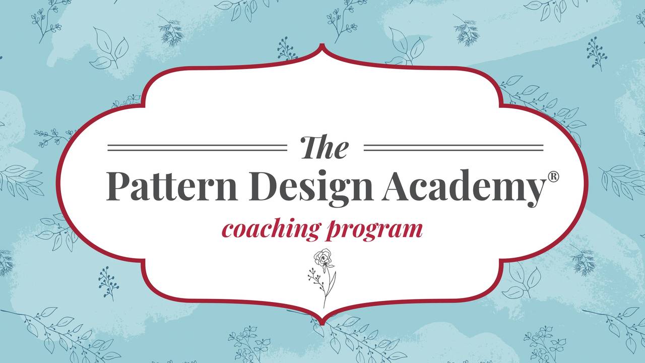 The Pattern Design Academy® - Enrollment Page