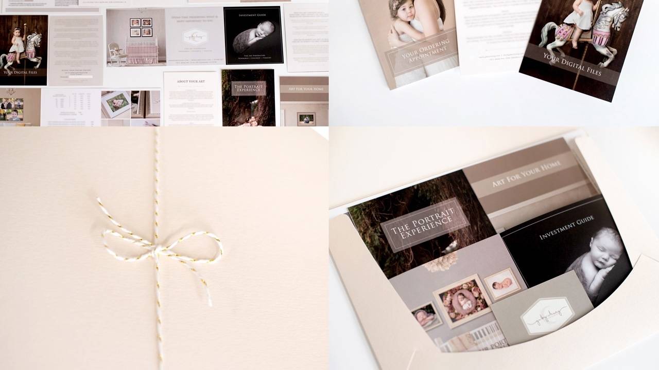 Client Guide Templates & Welcome Packet/ In Person Sales Photographers