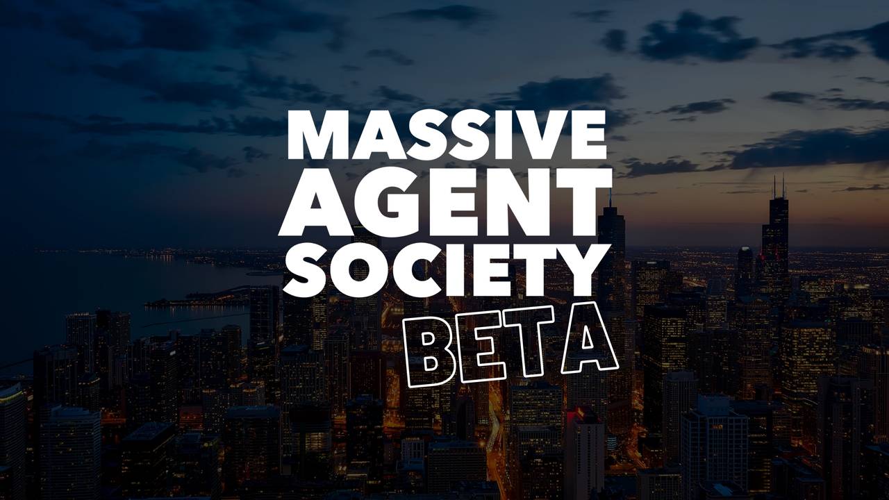 Massive Agent Society BETA Enrollment