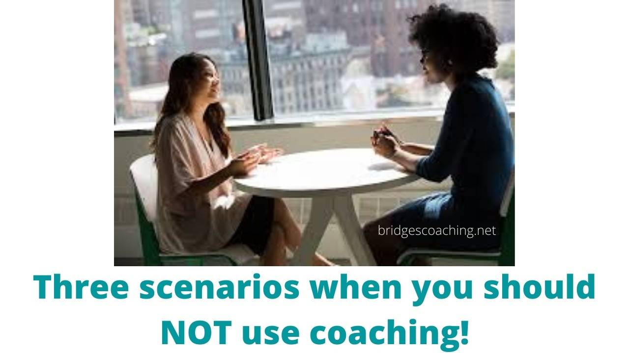 How To Discern If Coaching Is What's Needed!