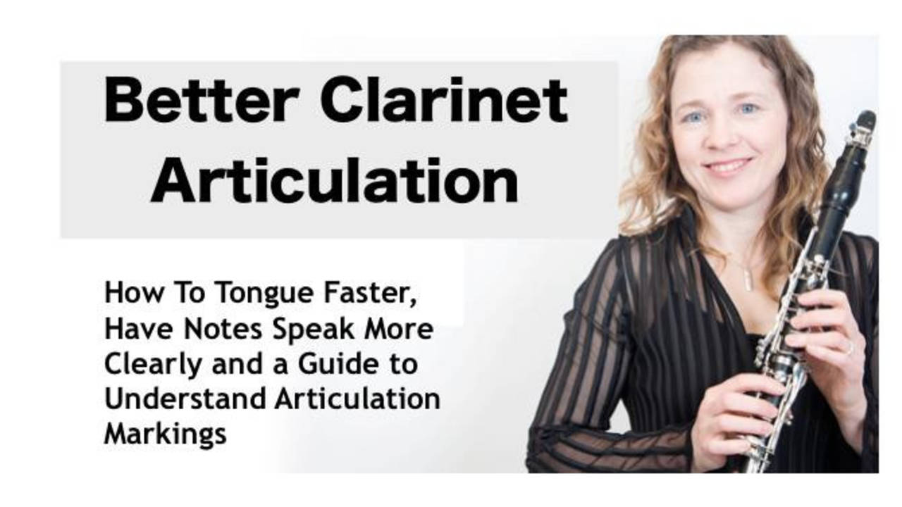 Better Clarinet Articulation Video One
