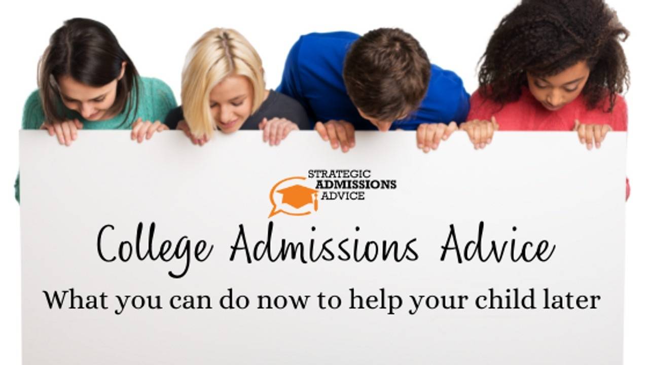 What you can do now to help your child later in the admission process