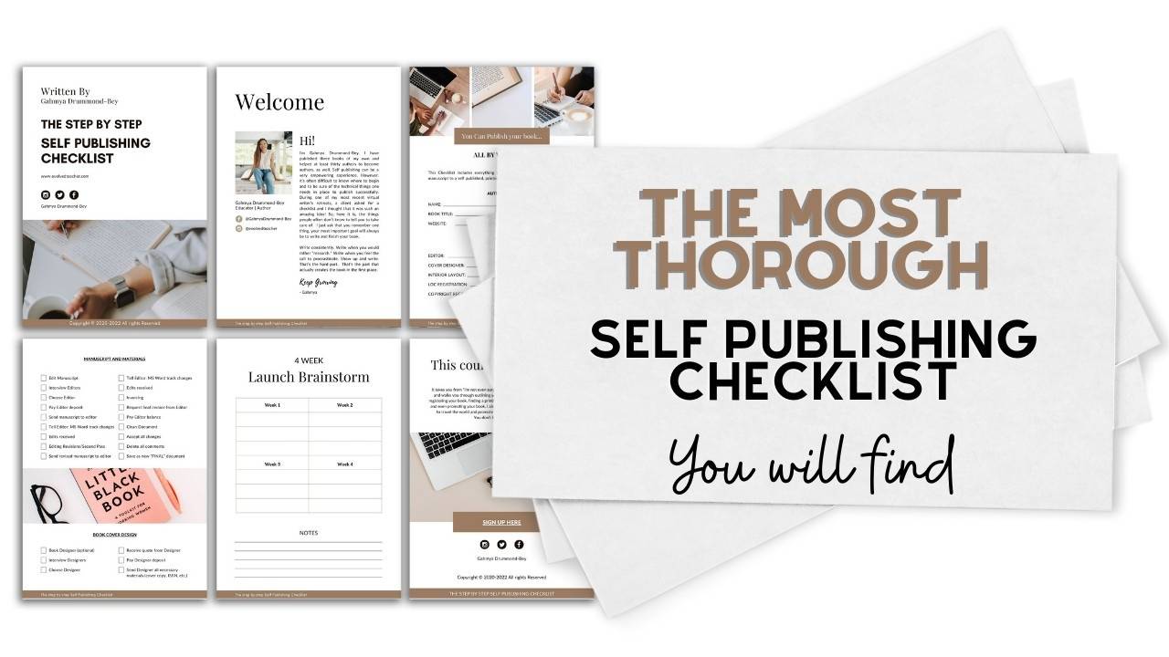 Self Publishing Author Checklist