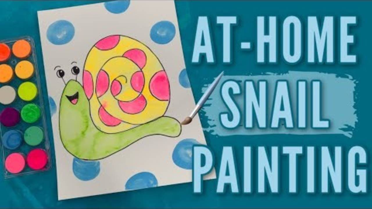 DIY Watercolor Snail Painting | Full Tutorial | P'zazz Art Studio