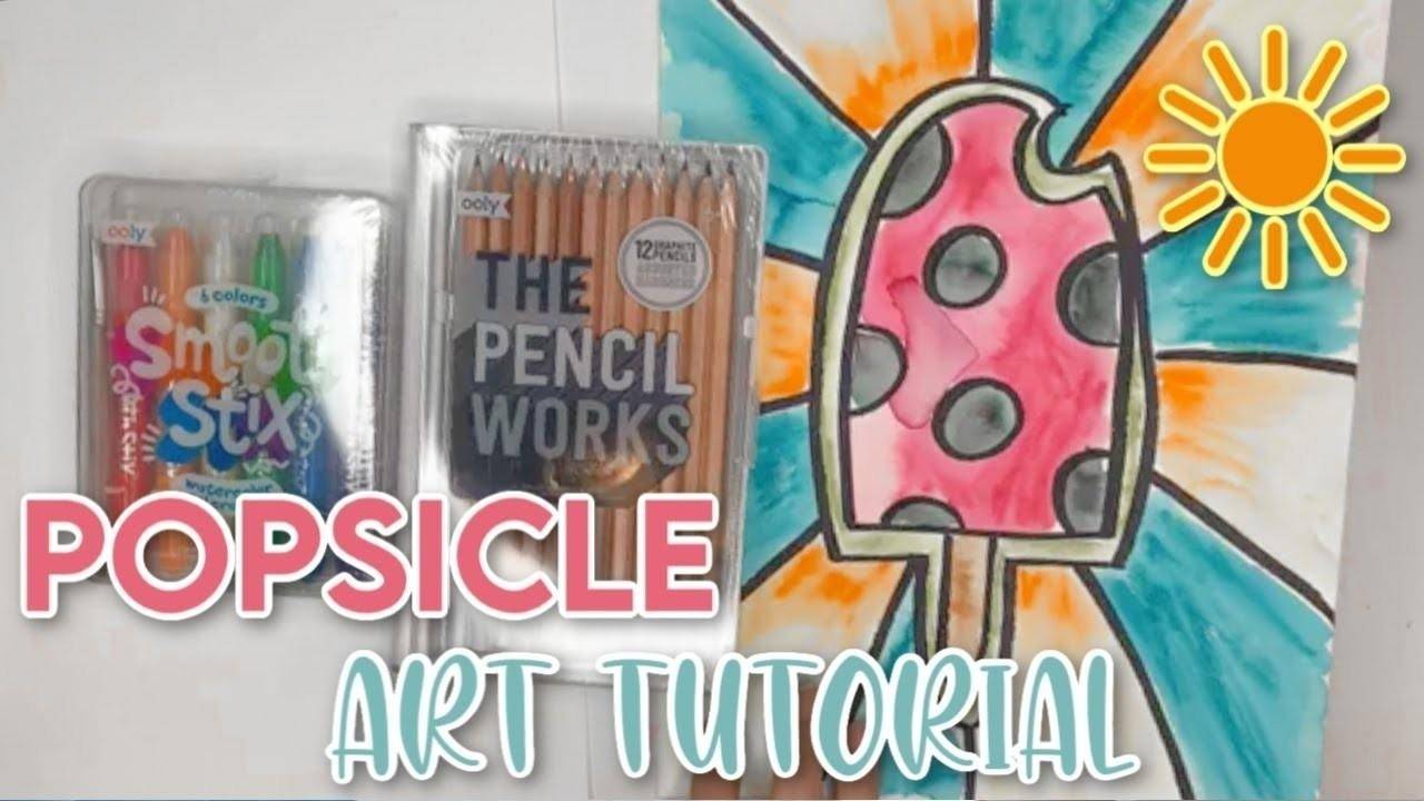 DIY Watercolor Popsicle | Full Tutorial | P'zazz Art Studio