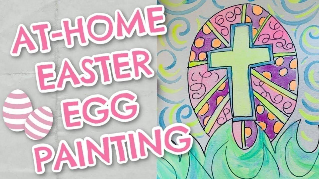 DIY Easter Egg Painting | Full Tutorial | P'zazz Art Studio