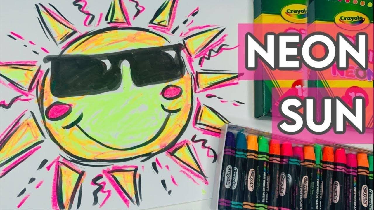 DIY Neon Sun | Full Tutorial | P'zazz Art Studio
