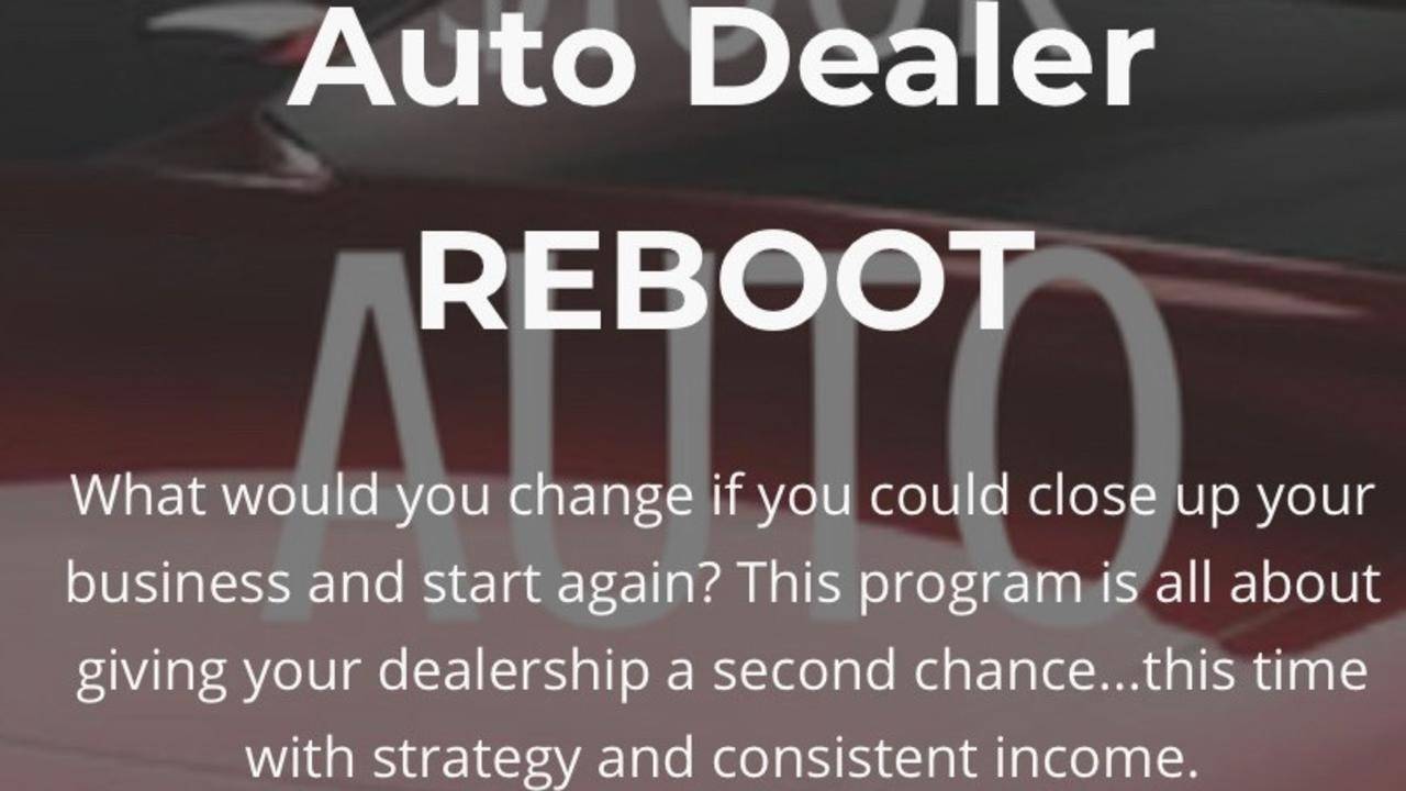 Auto Dealer Reboot Enrollment