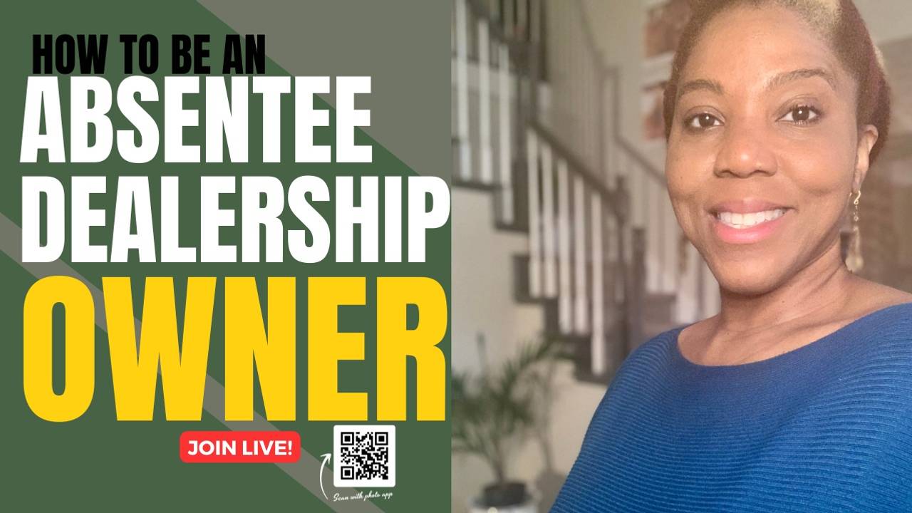 How to be an Absentee Dealership Owner