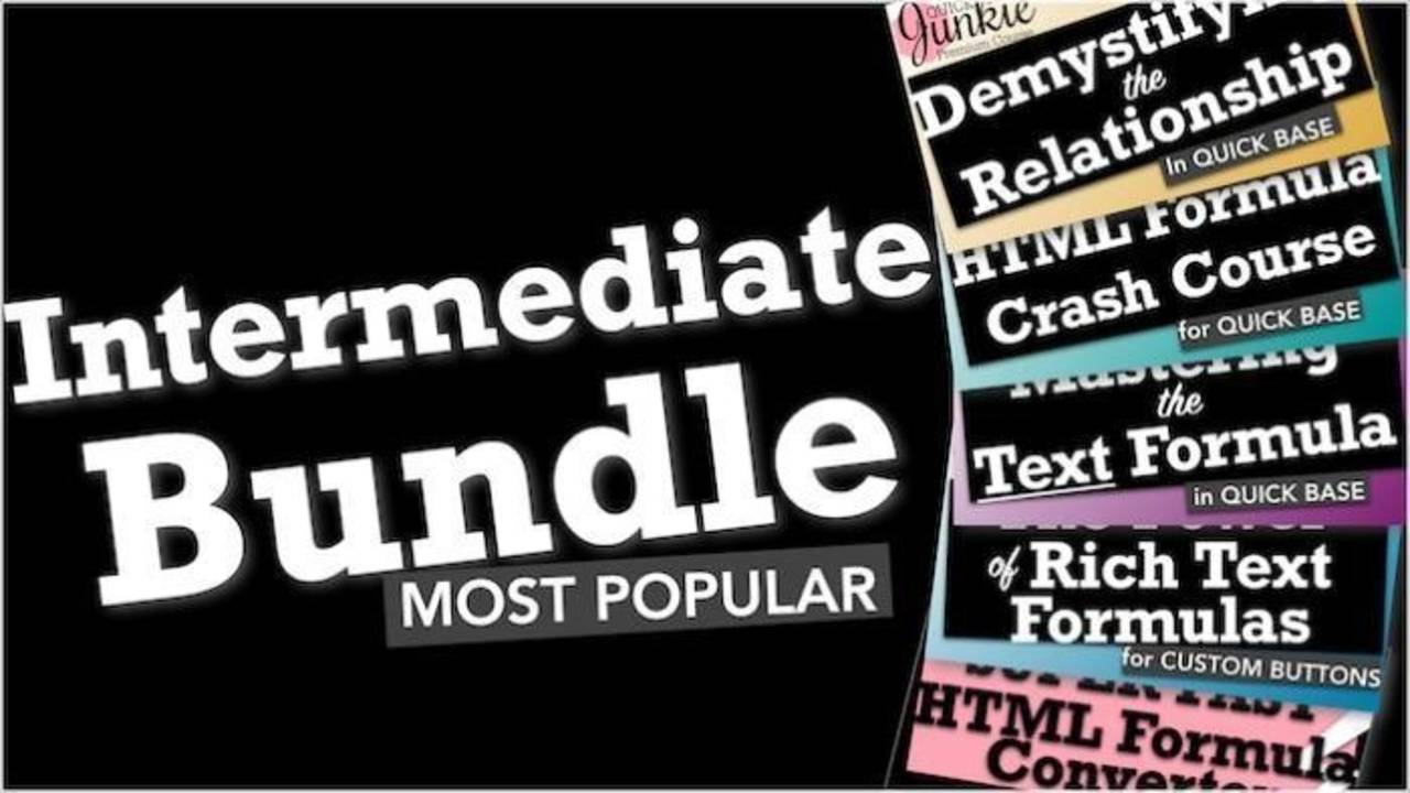 Intermediate Bundle | Online Quickbase Training