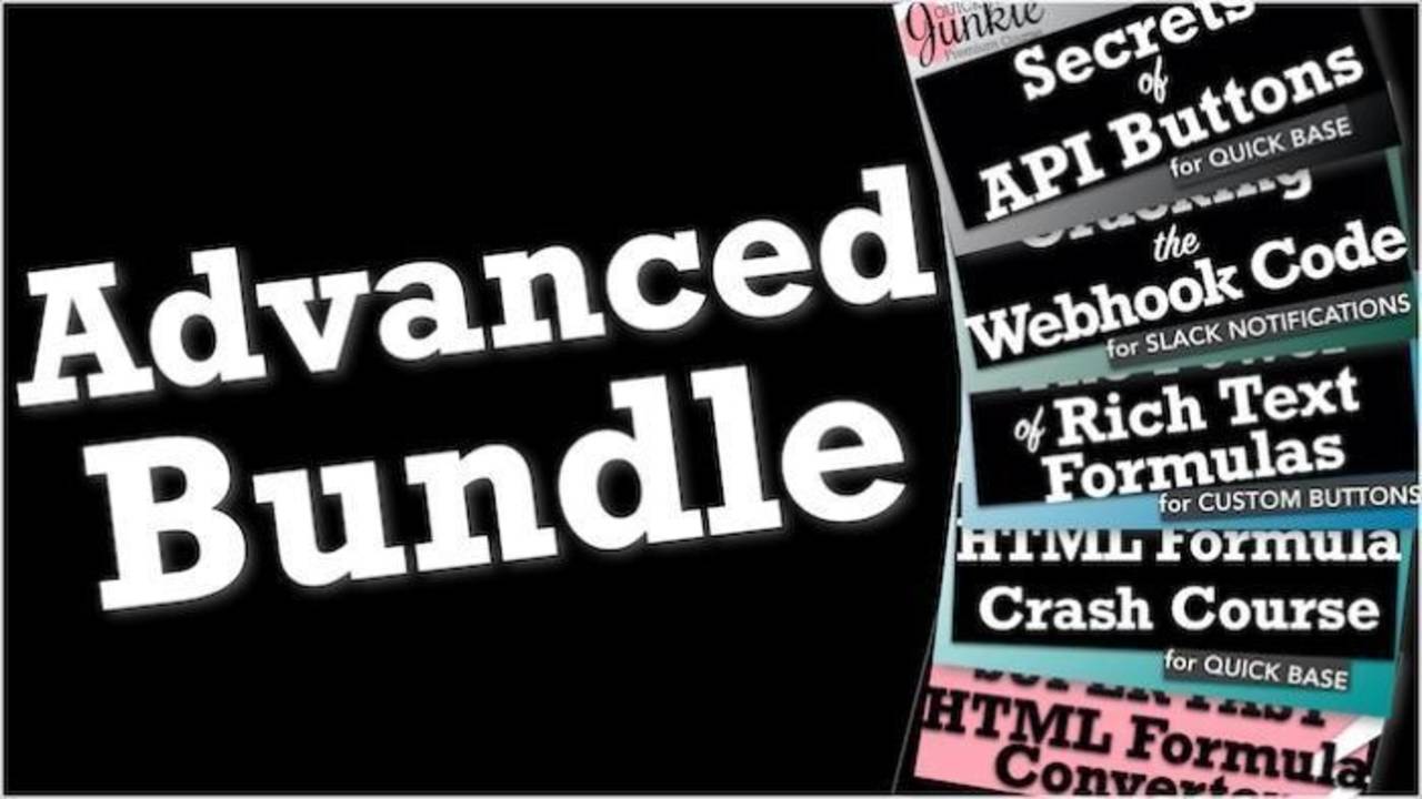 Advanced Bundle | Online Quickbase Training