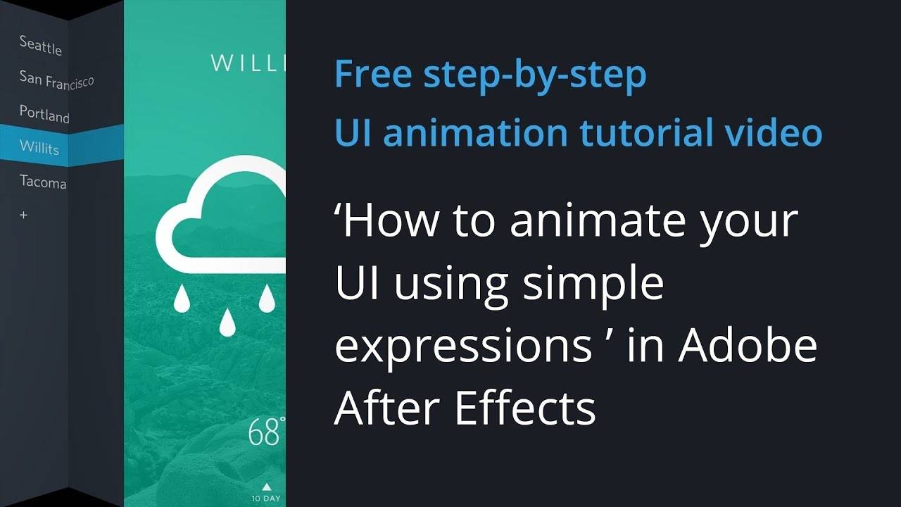 UI animation with no keyframes