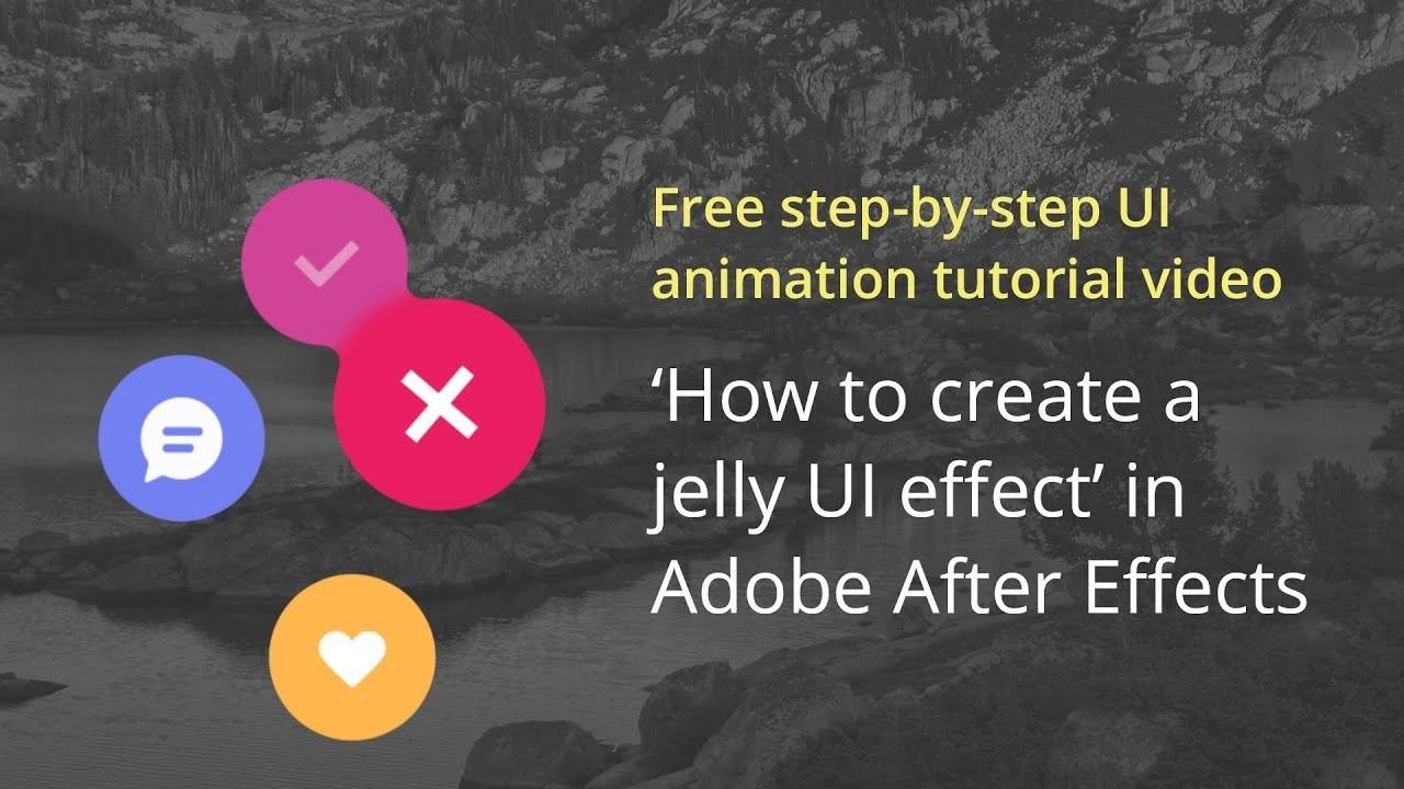 How to create a jelly UI effect in After Effects