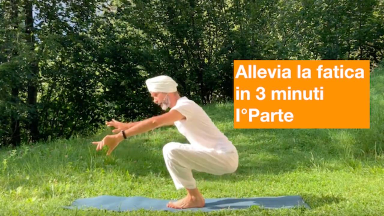 Come alleviare la fatica in 3 minuti (I° Parte)