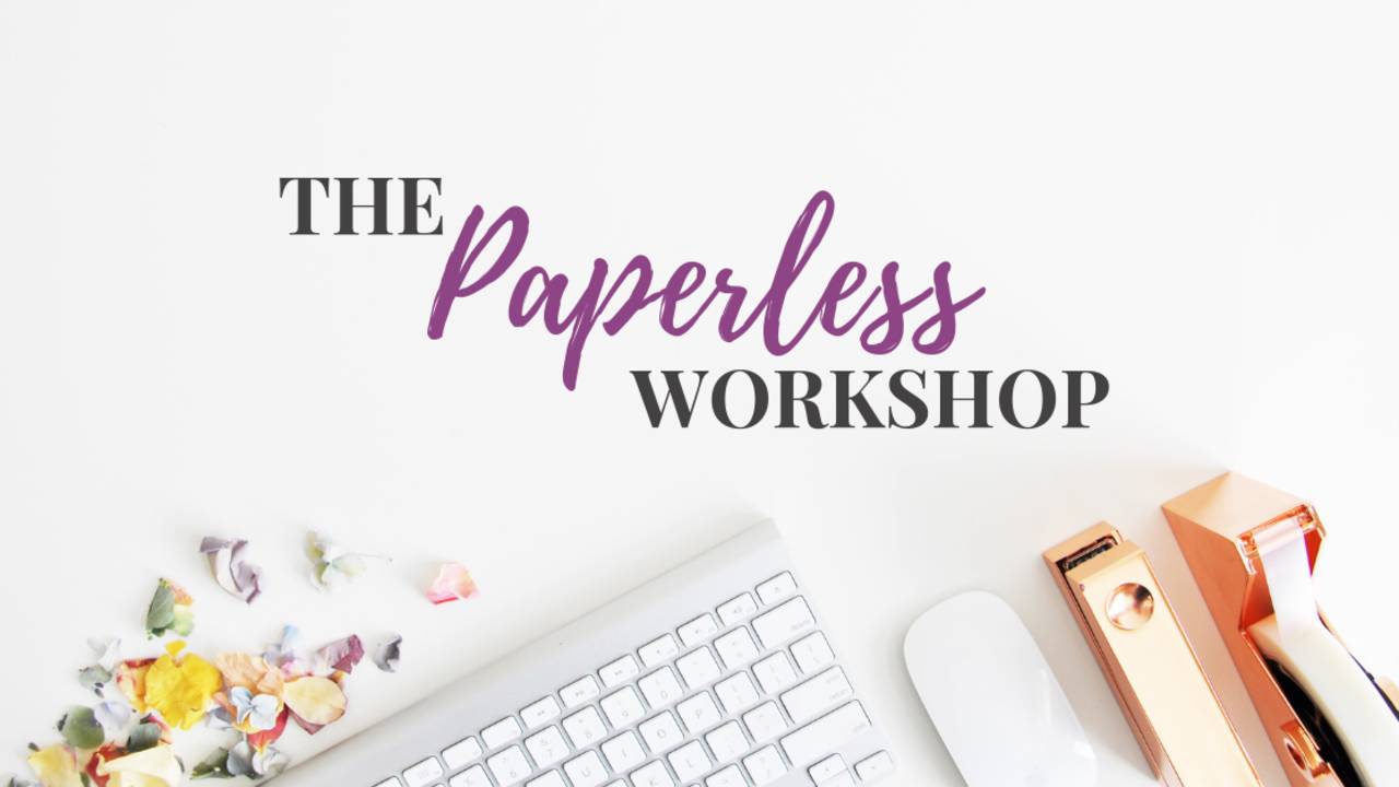 The Paperless Workshop by Barbara at Simplify Days
