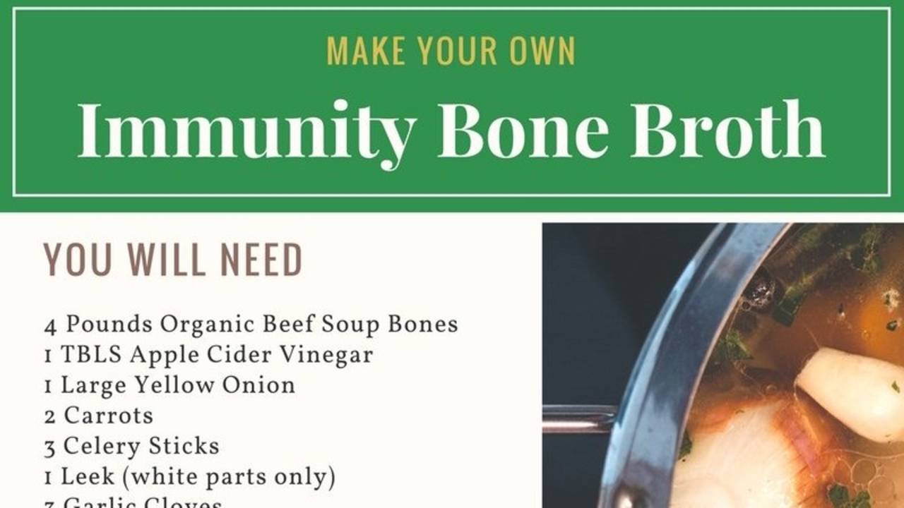 Immunity Bone Broth Recipe