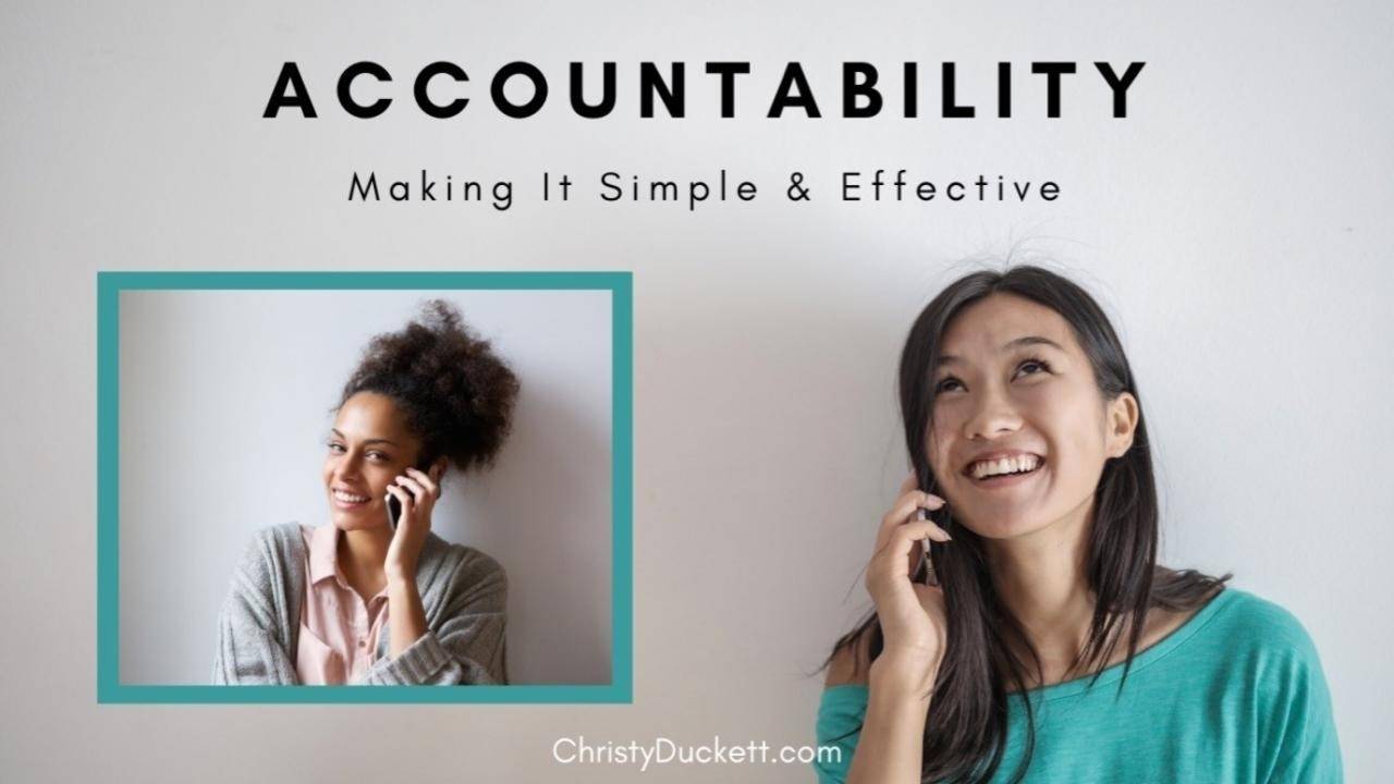 Accountability - Simple and Effective