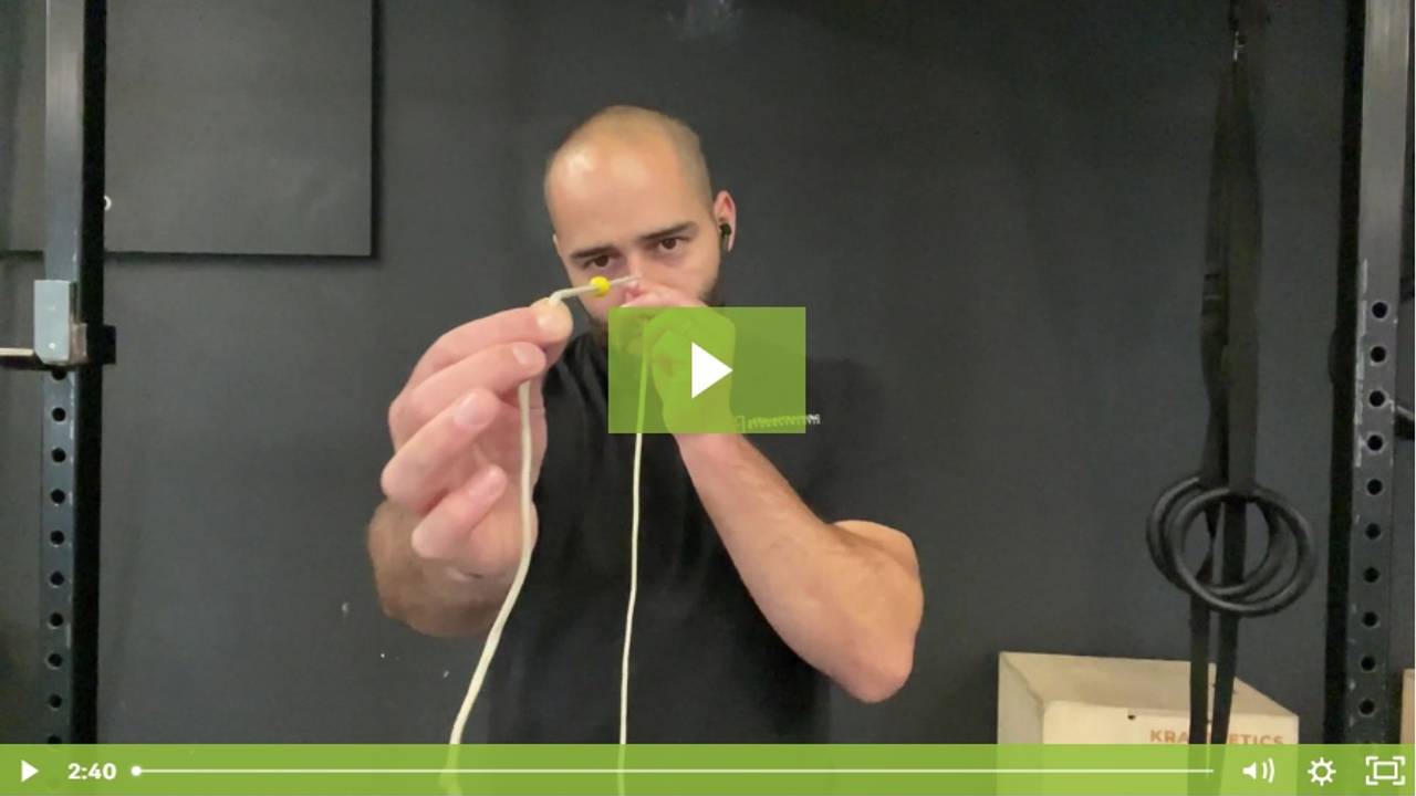 Gleichgewichtsprogression mithilfe der Brock-Schnur