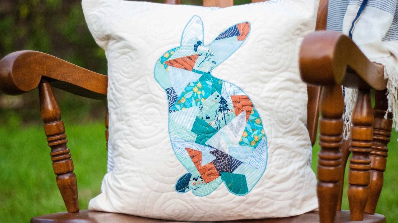 Bunny Scrappy Applique Pattern
