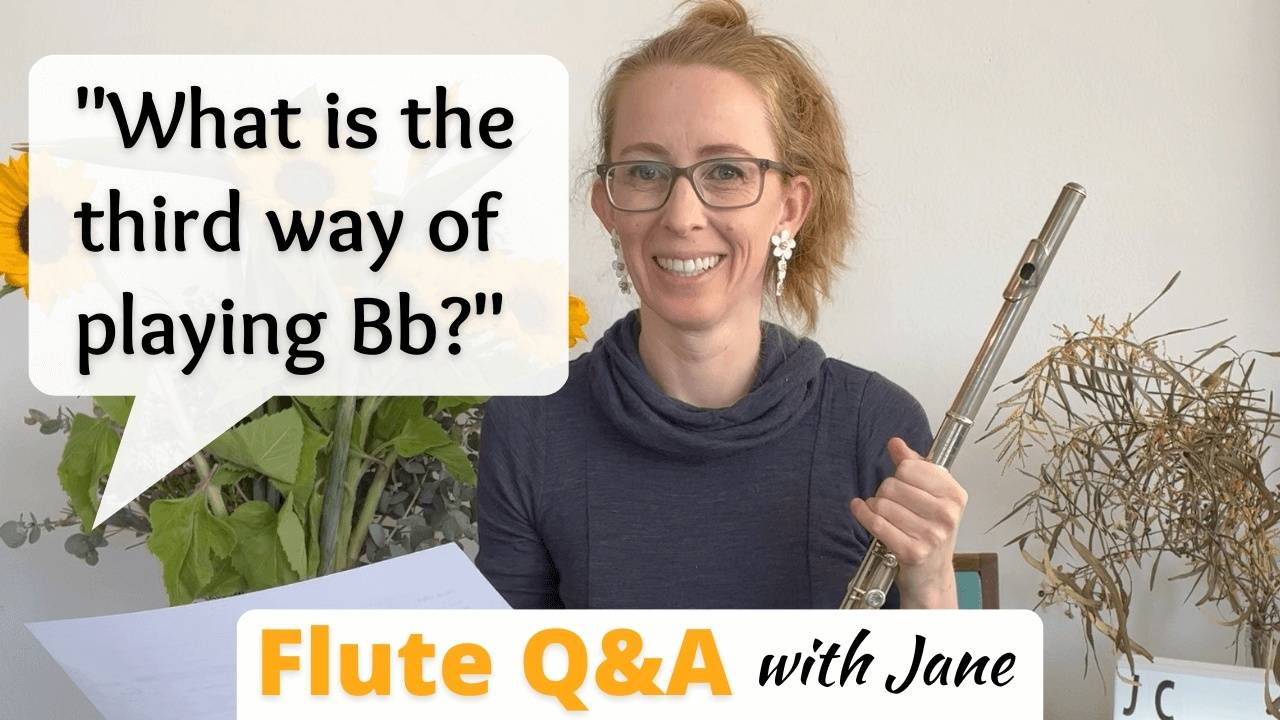 The third way of playing Bb on a flute!