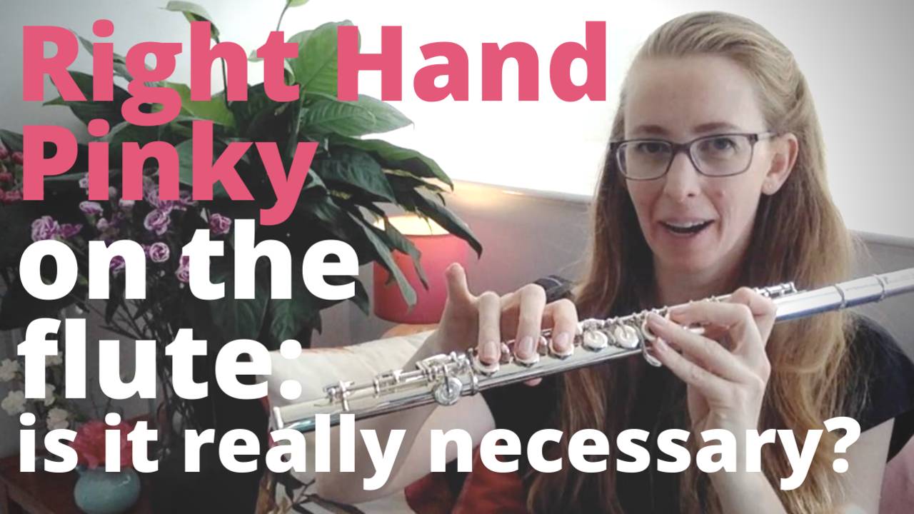 Right hand pinky on the flute: is it really necessary?