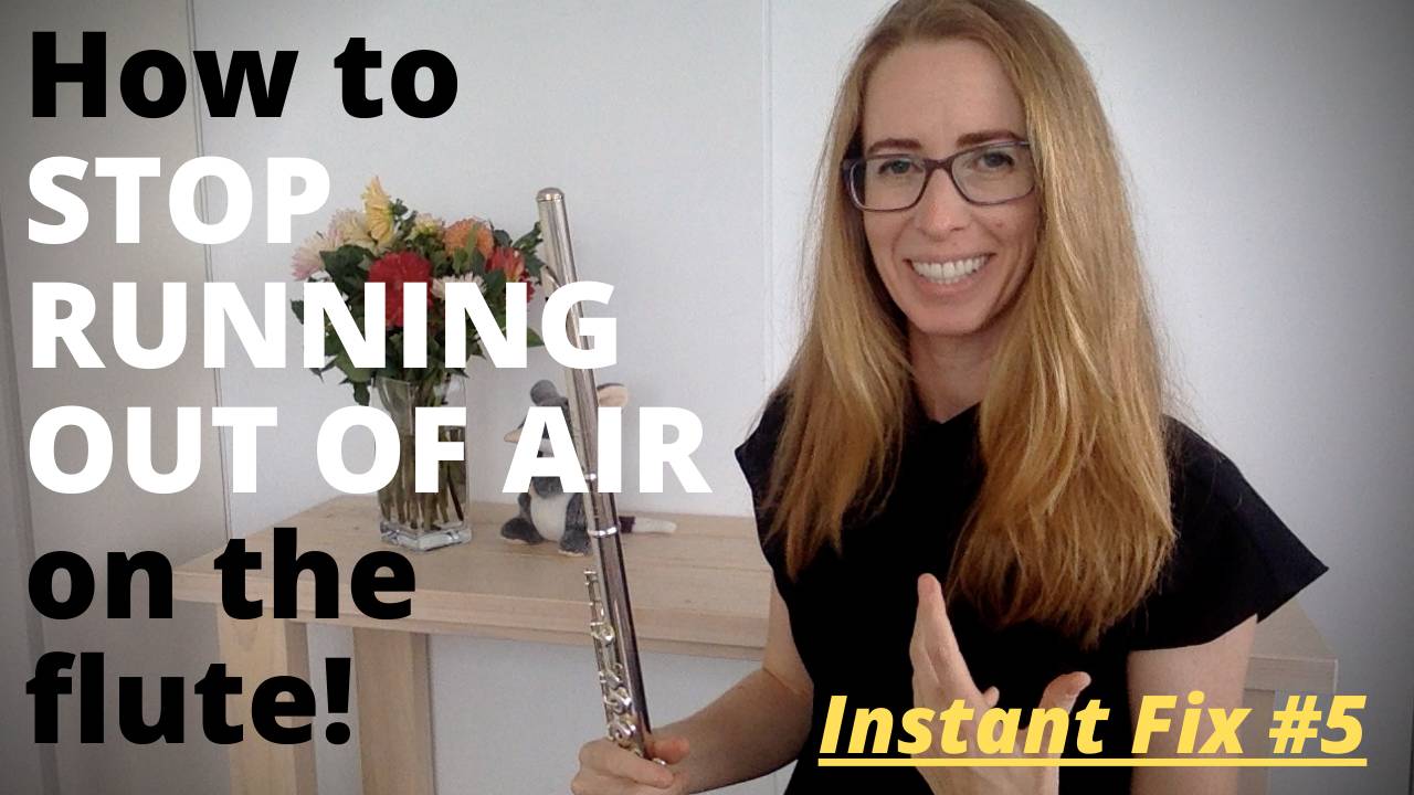 How to Stop Running Out of Air on the Flute