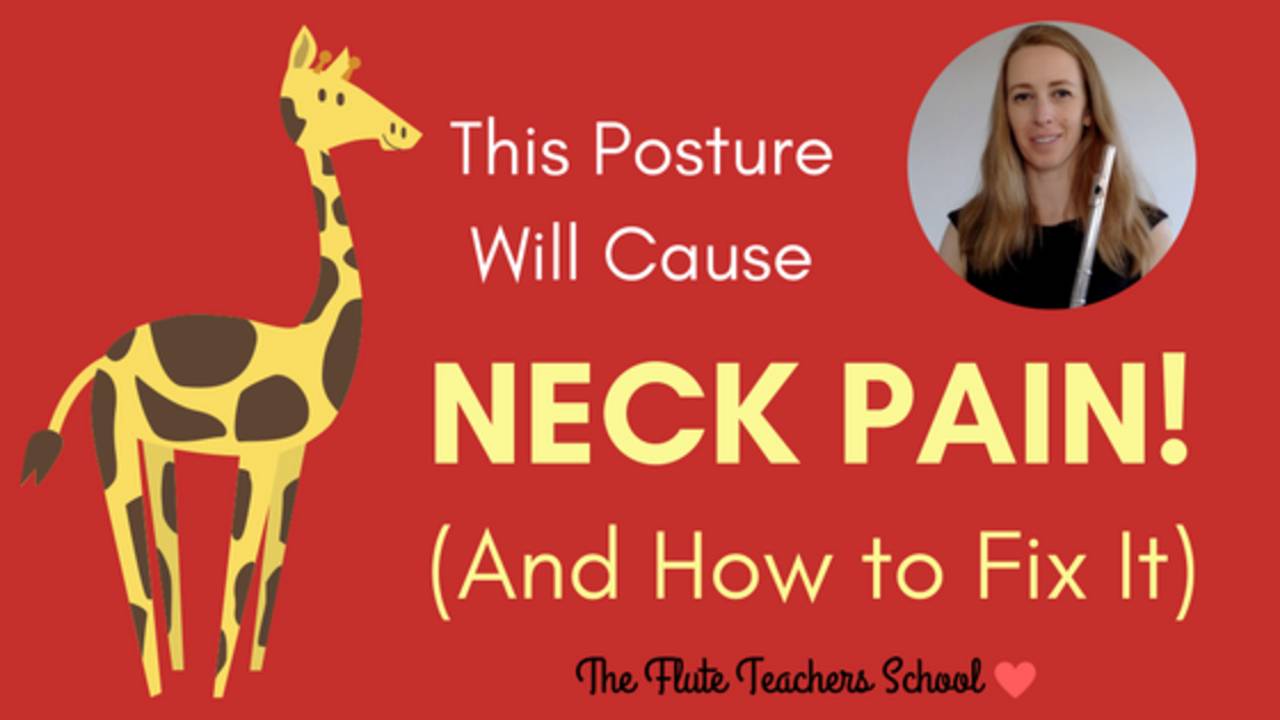 How to Avoid (or Fix) Neck Problems When Playing The Flute