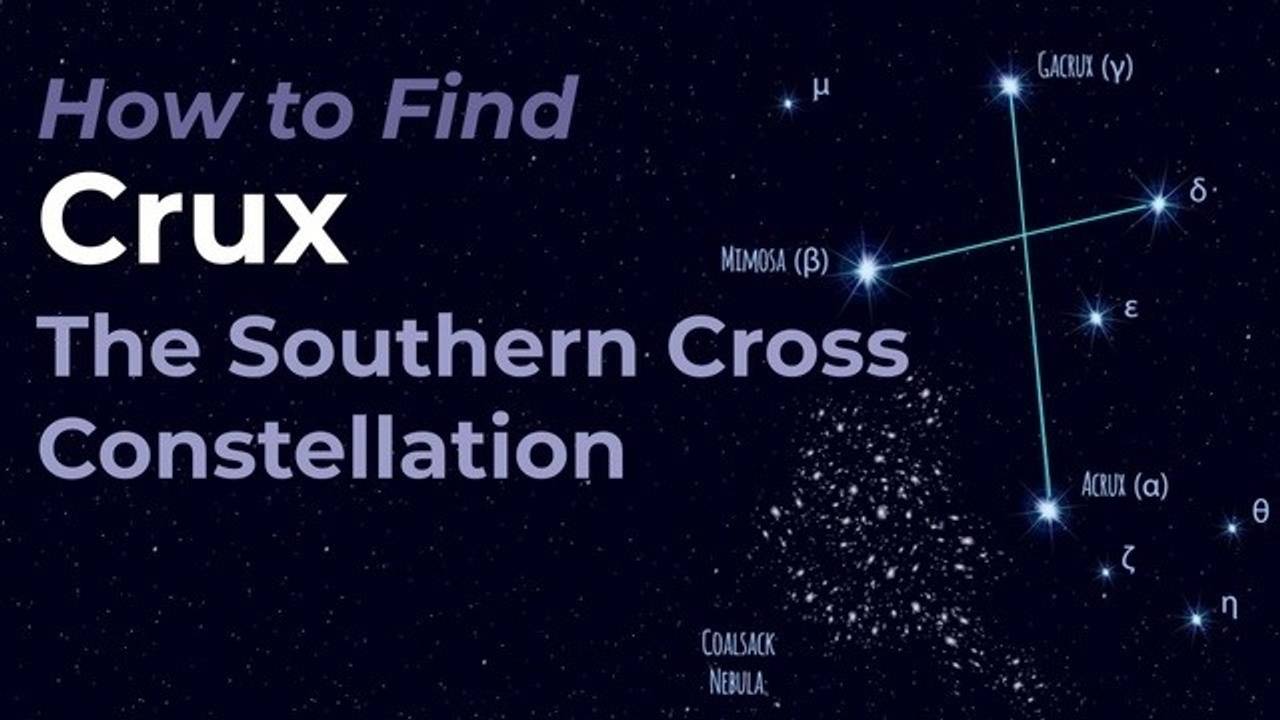 Crux the Southern Cross Constellation