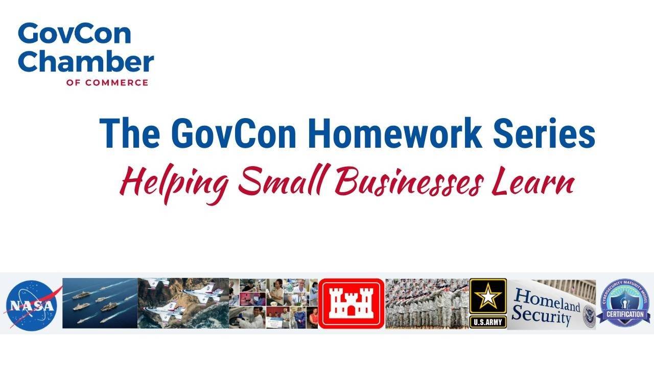 GovCon Chamber Homework Series | Department of the Navy